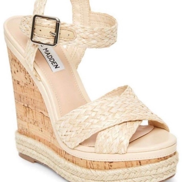 Steve Madden | Shoes | Size 7 Steve Madden Raffia Wedges | Poshmark